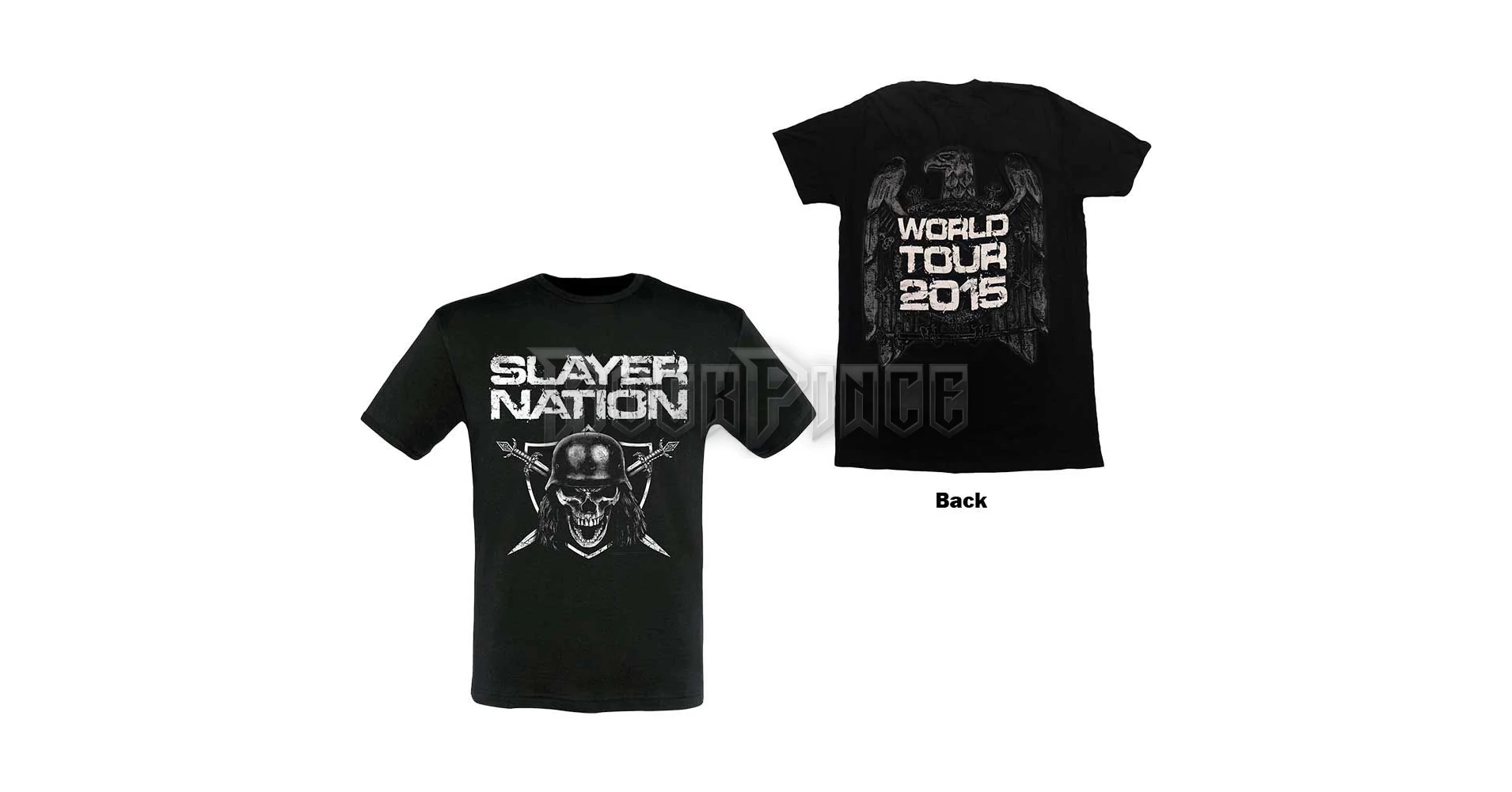 Slayer - Slayer Nation 2015 Dates - Unisex Póló - SLAY01001A238 - Ragnarock