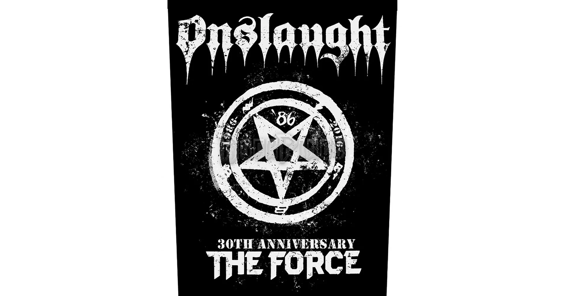 Onslaught - The Force 30th Anniversary - hátfelvarró - BP1047 - Ragnarock