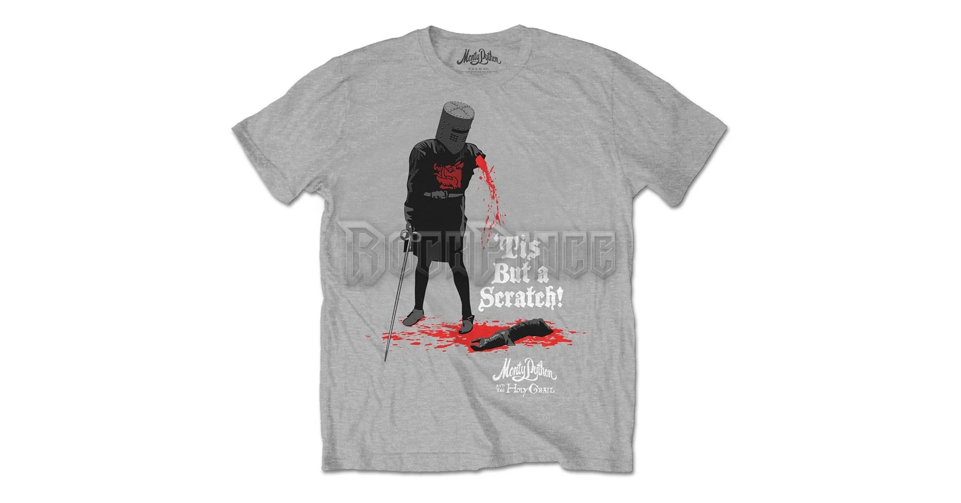 Monty Python - Tis But A Scratch - Unisex Póló - MONTYTS01MG - Ragnarock