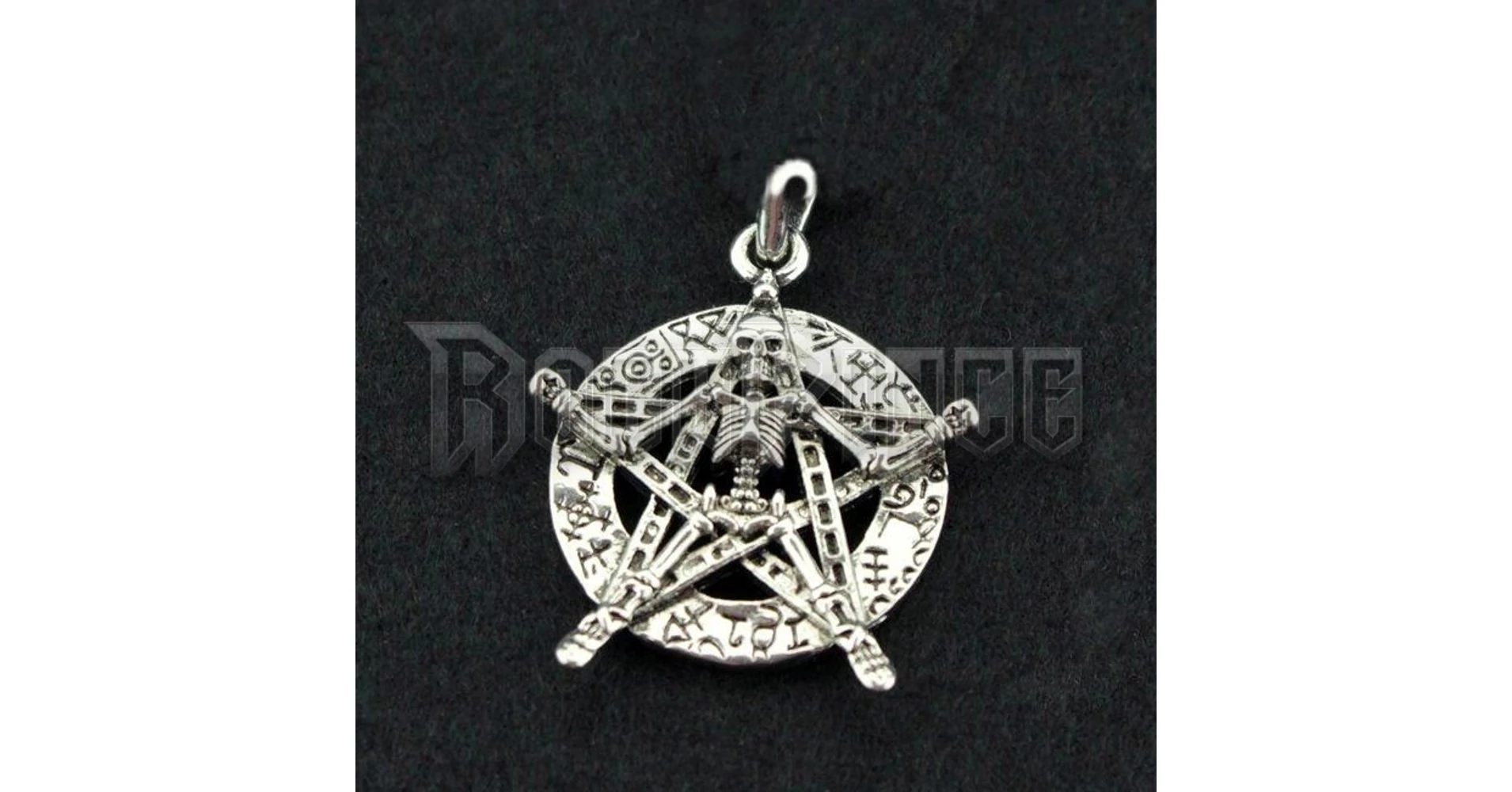 Crucified Skeleton on Pentagram - medál - Ragnarock