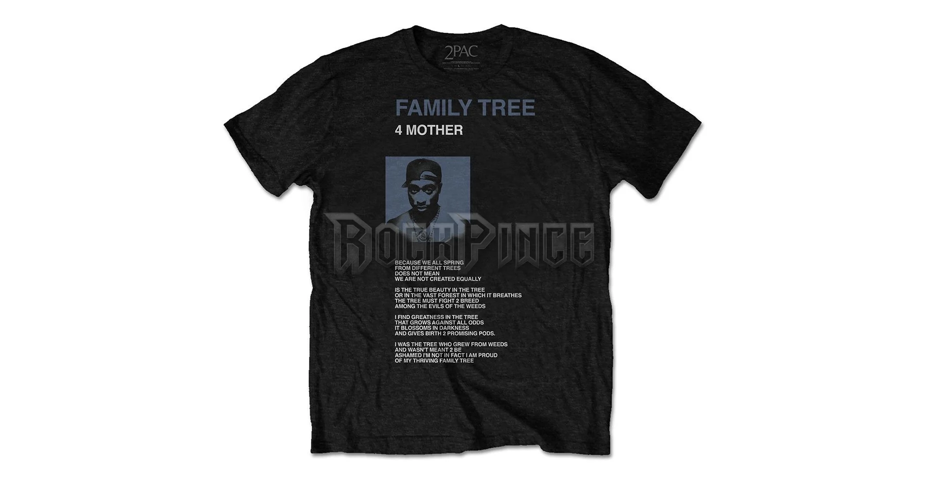 Tupac - Family Tree - unisex póló - 2PACTS25MB - Ragnarock