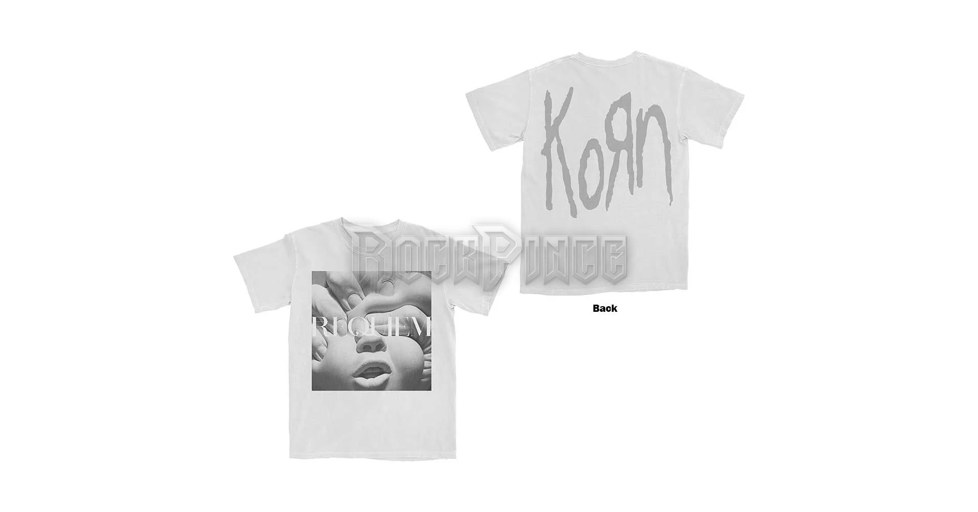 KORN - REQUIEM ALBUM COVER - unisex póló - KORNTS16MW / PHD12811 ...
