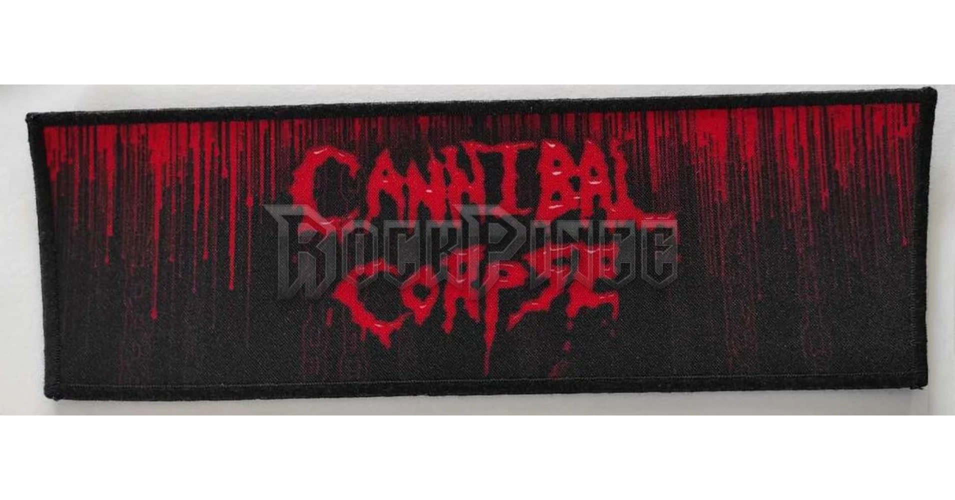 CANNIBAL CORPSE - BLOODY LOGÓ - Superstrip Back Patch - HÁTFELVARRÓ ...